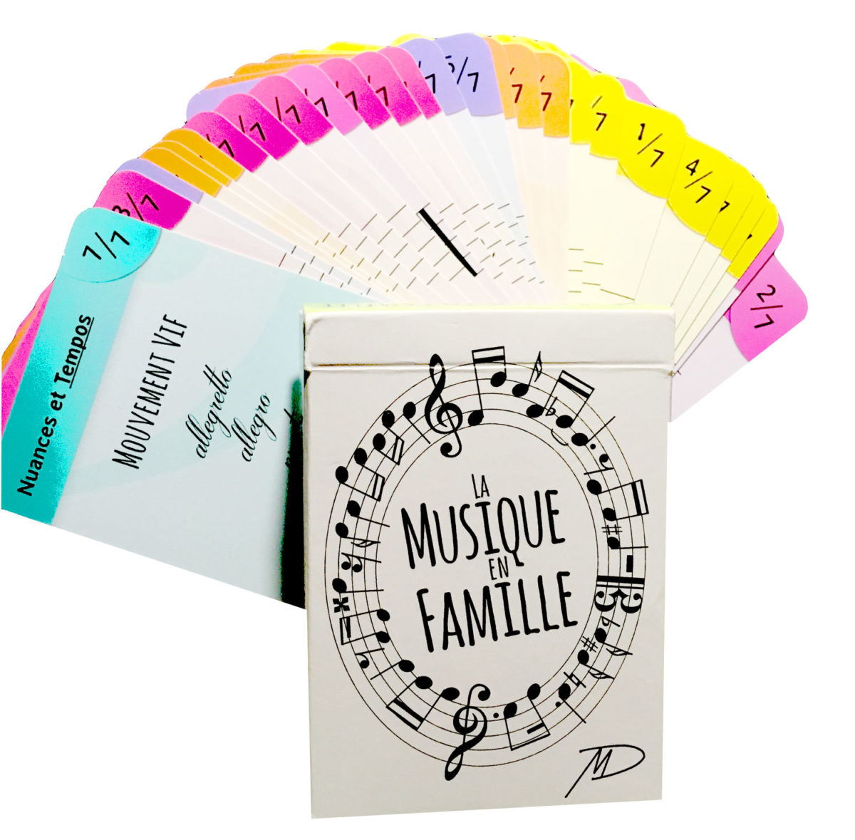 Découvrez le jeu de musique et jeu des 7 familles : La musique en Famille